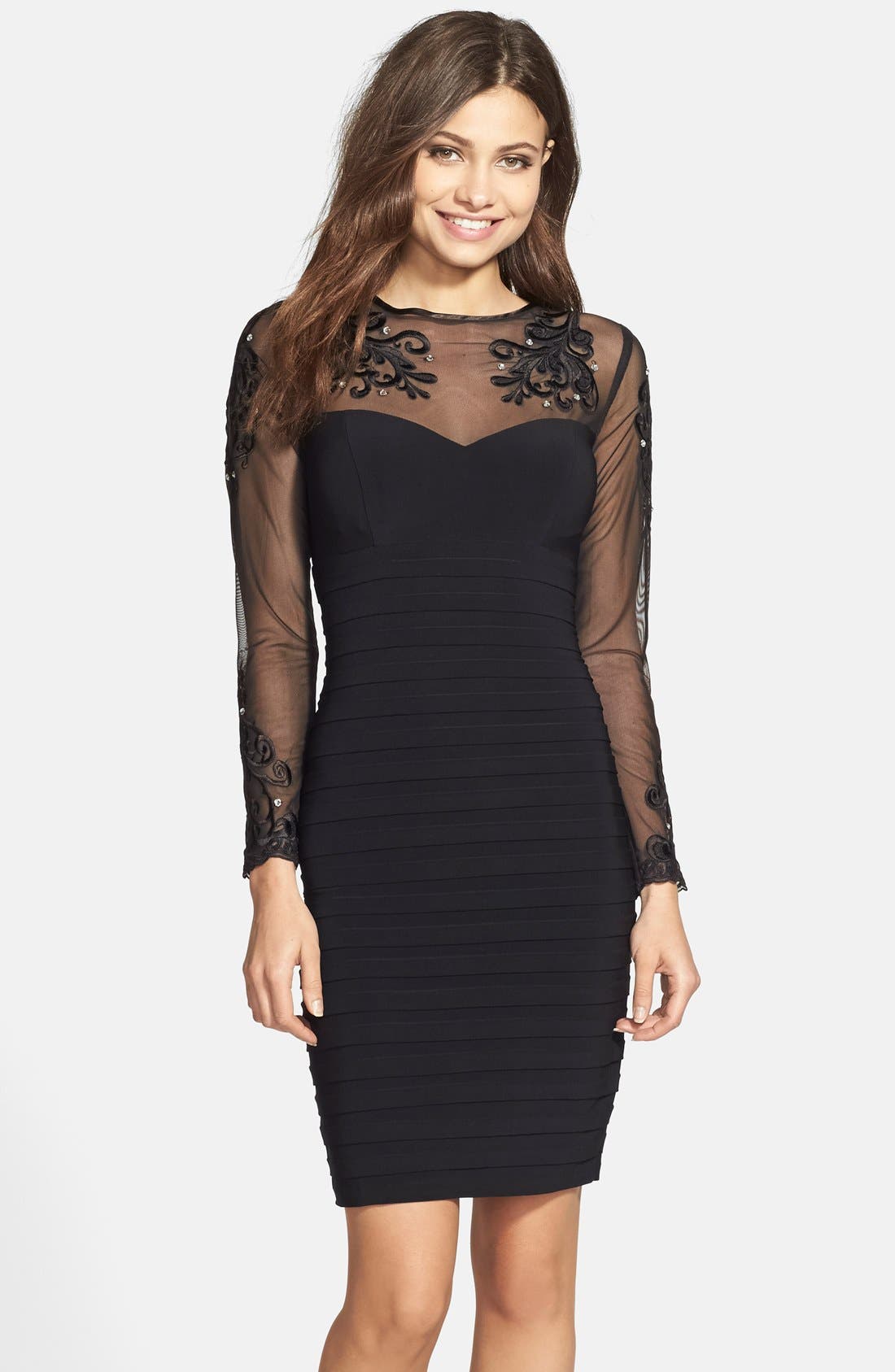 Xscape Embellished Stretch Sheath Dress | Nordstrom