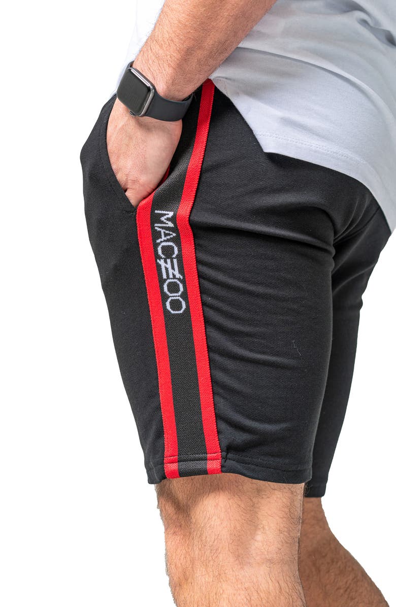 Maceoo Lion Logo Stretch Cotton Drawstring Shorts | Nordstrom