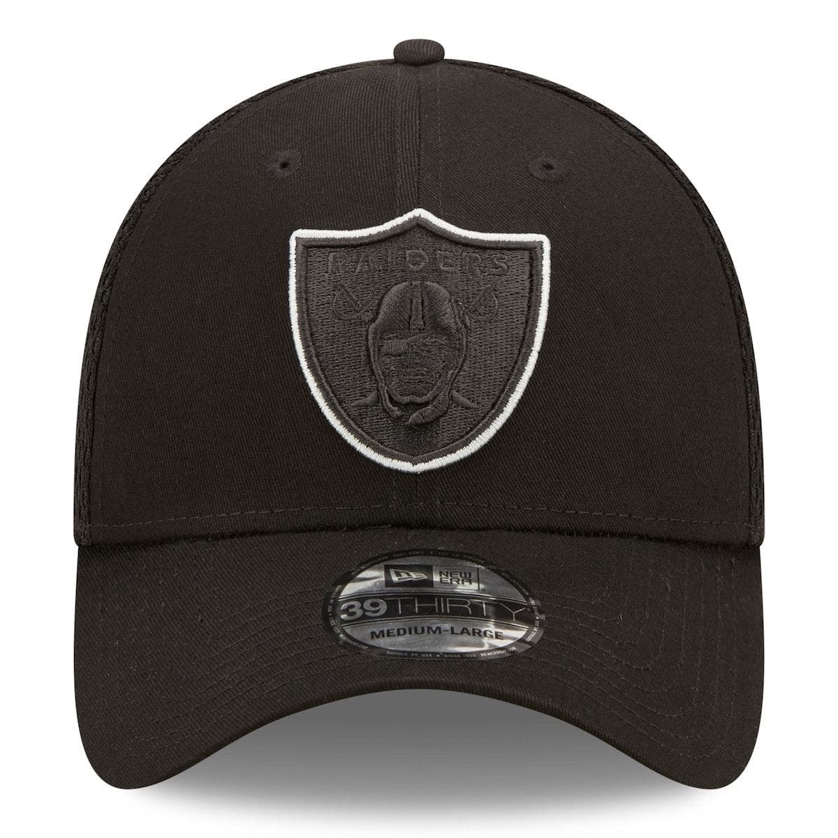 New Era Men's New Era Black Las Vegas Raiders Team Neo 39THIRTY Flex ...