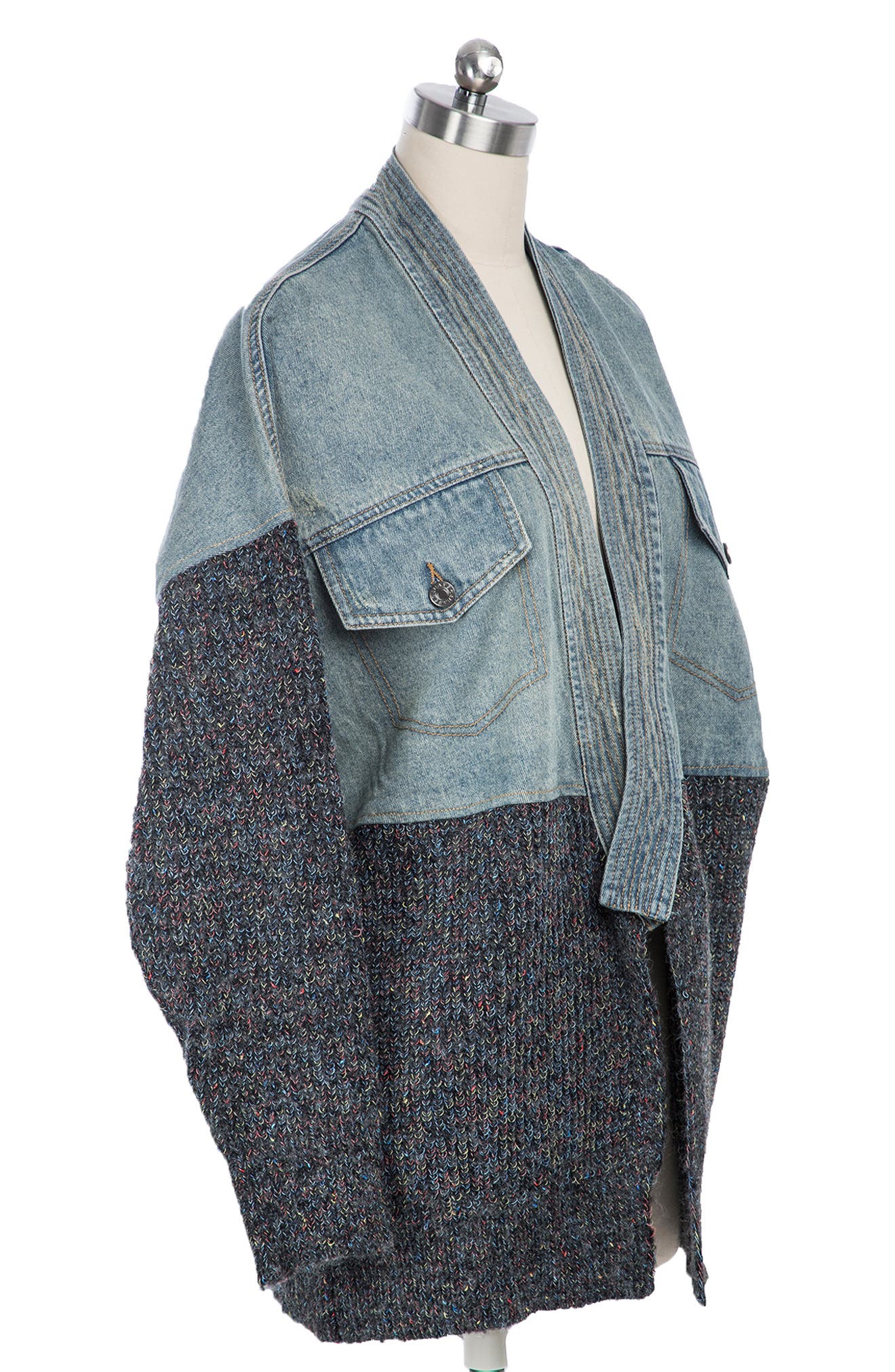 SAACHI Denim Knit Topper Jacket | Nordstromrack