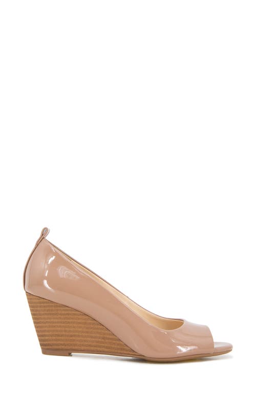 Reaction Kenneth Cole Elinor Wedge Pump In Classic Tan Patent | ModeSens