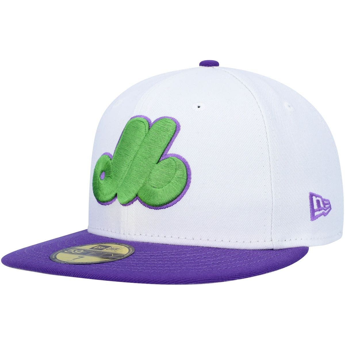 New Era Men's New Era White Montreal Expos 25th Anniversary Side Patch ...