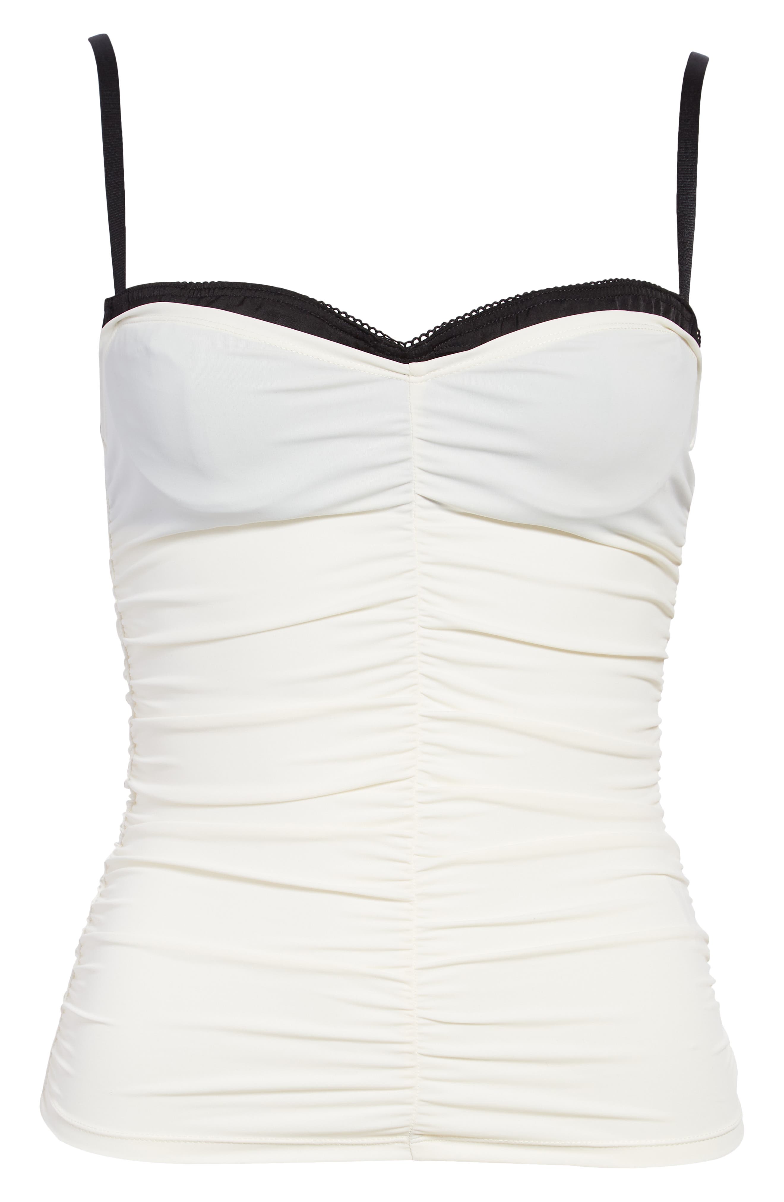 Miaou Renzo Ruched Mesh Tube Top | Nordstrom