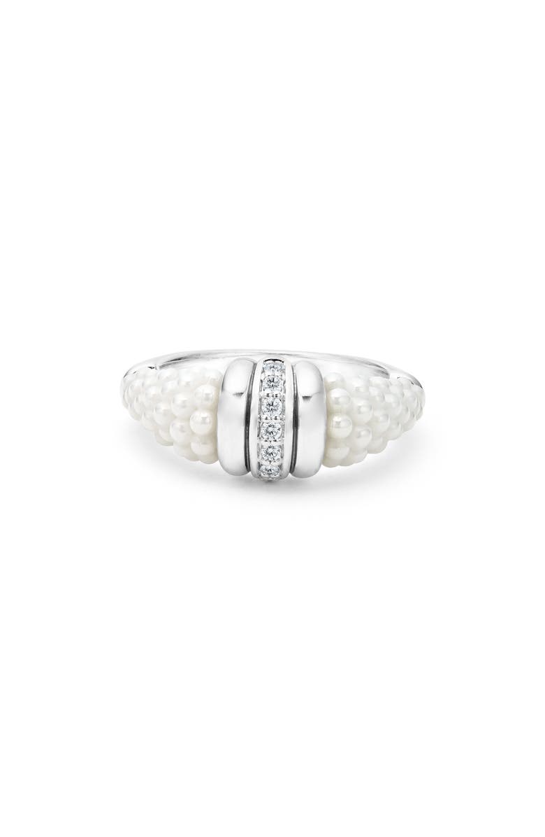 LAGOS White Caviar Diamond Stacking Ring | Nordstrom