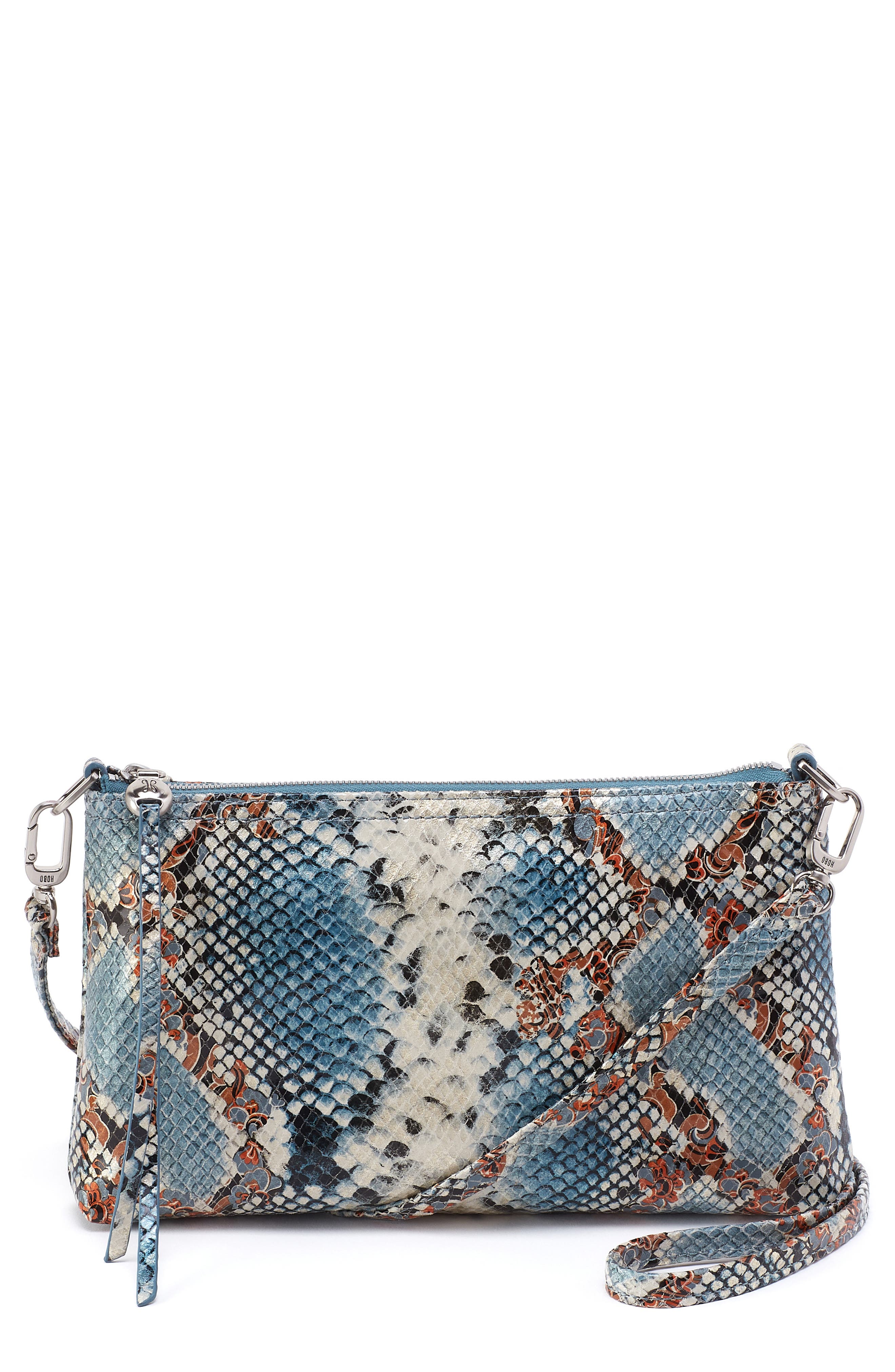 Hobo Darcy Convertible Leather Crossbody Bag In Blue Tempest | ModeSens