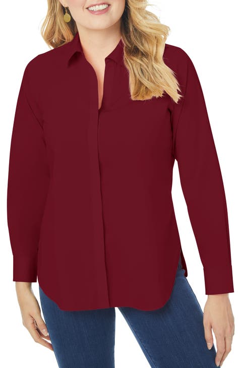 Womens Burgundy Tops Nordstrom