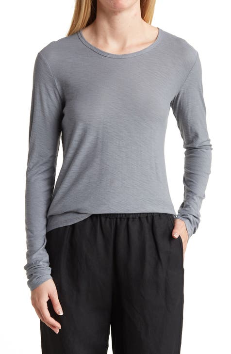 Women's Grey Tops | Nordstrom Rack