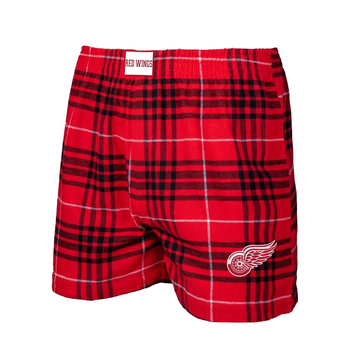 CONCEPTS SPORT Men's Concepts Sport Red/Black Detroit Red Wings Concord ...