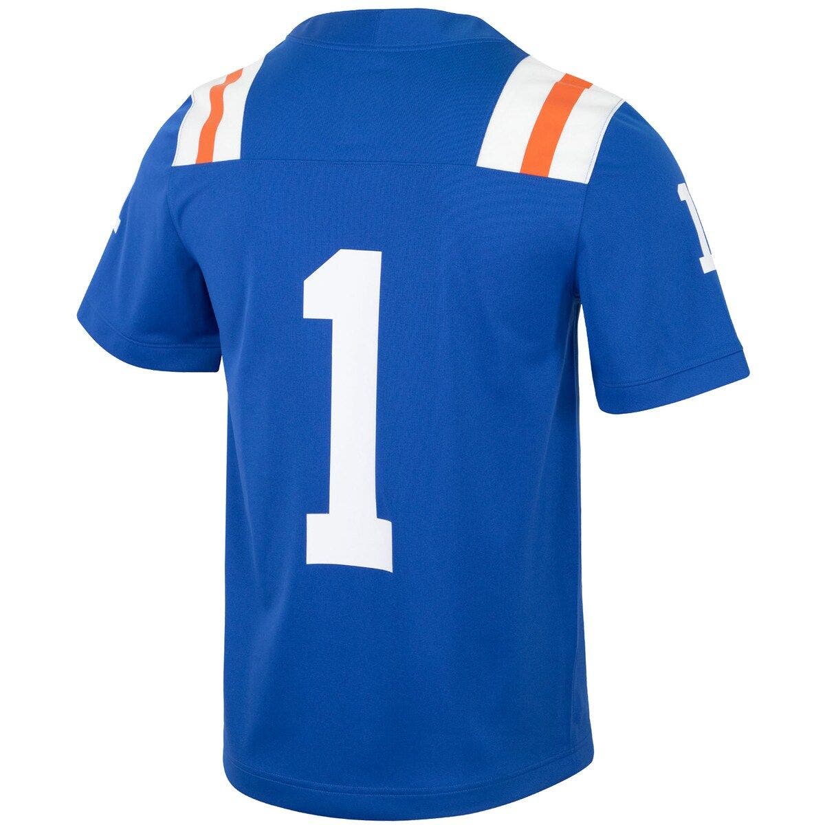 Jordan Brand Men's Jordan Brand #1 Royal Florida Gators Throwback ...