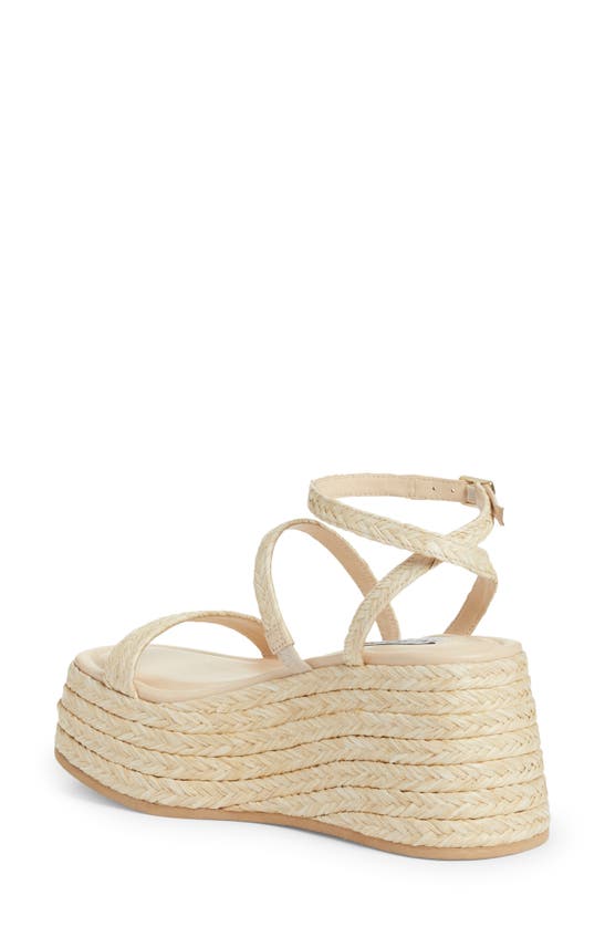 Steve Madden Abundant Espadrille Platform Sandal In Natural Raffia ...