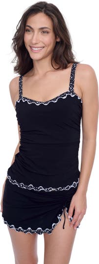 Profile by Gottex Bash Print Over the Shoulder Tankini Swim Top | Nordstrom