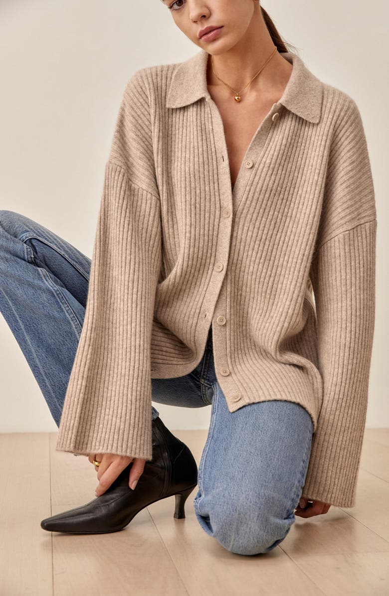 Reformation Fantino Recycled Cashmere Blend Cardigan | Nordstrom Reformation Fantino Recycled Cashmere Blend Cardigan | Nordstrom