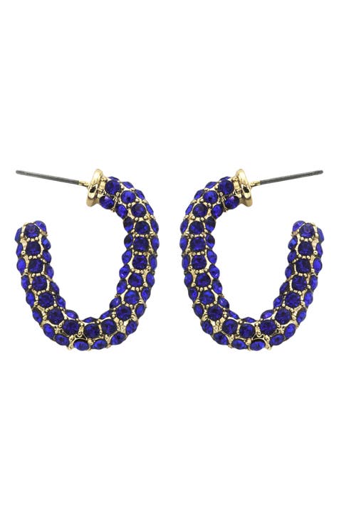 Blue Hoop Earrings | Nordstrom