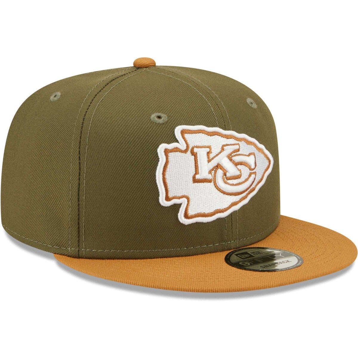 New Era Men's New Era Olive/Brown Kansas City Chiefs Two-Tone Color ...