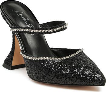 LONDON RAG Iris Glitter Pointed Toe Spoon Heel Pump (Women) | Nordstromrack