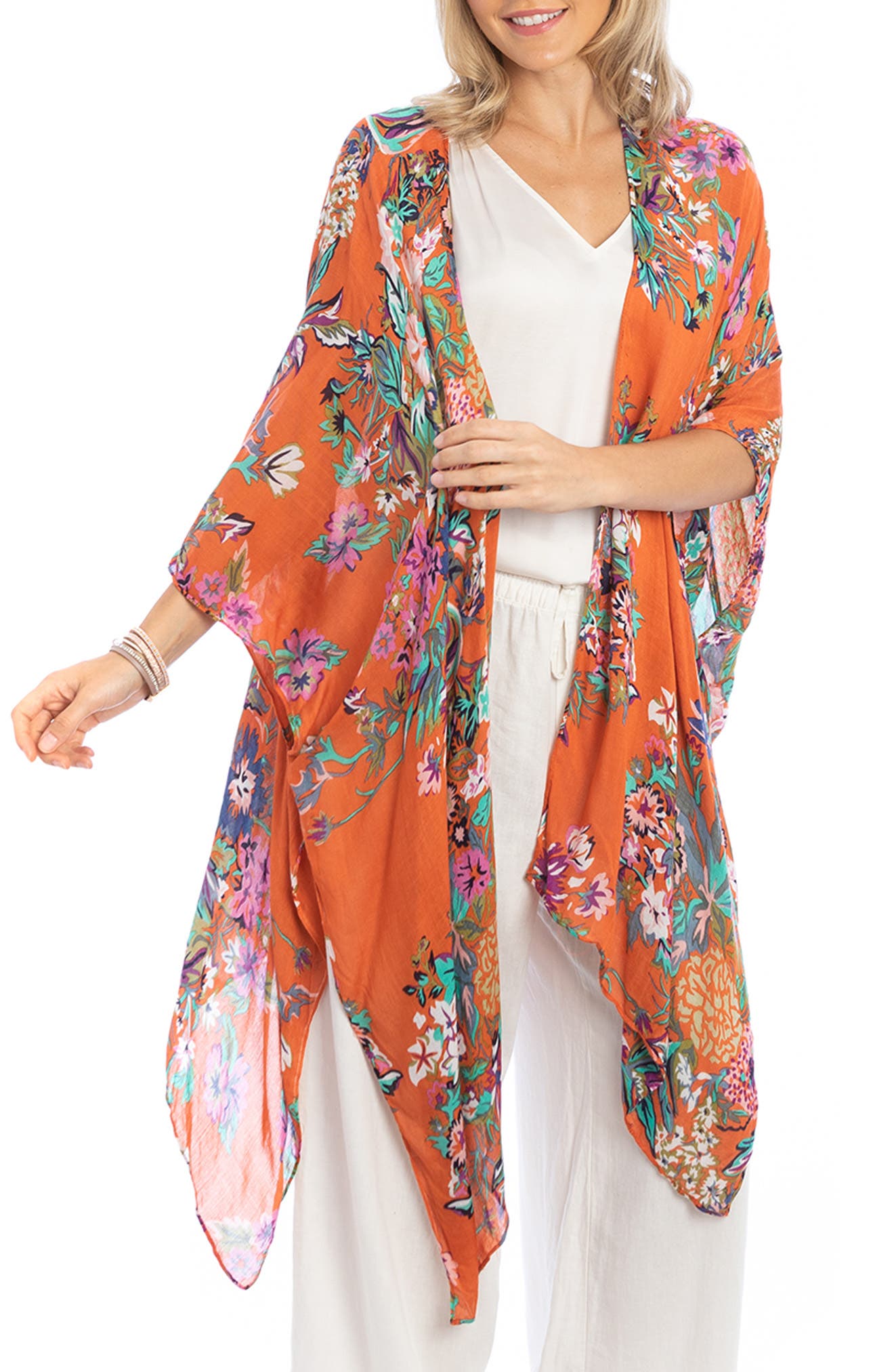 SAACHI Floral Ruana | Nordstromrack