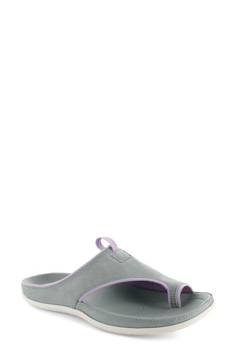 Women's Grey Flat Sandals | Nordstrom