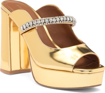 Kurt Geiger London Duke Platform Peep Toe Mule (Women) | Nordstromrack