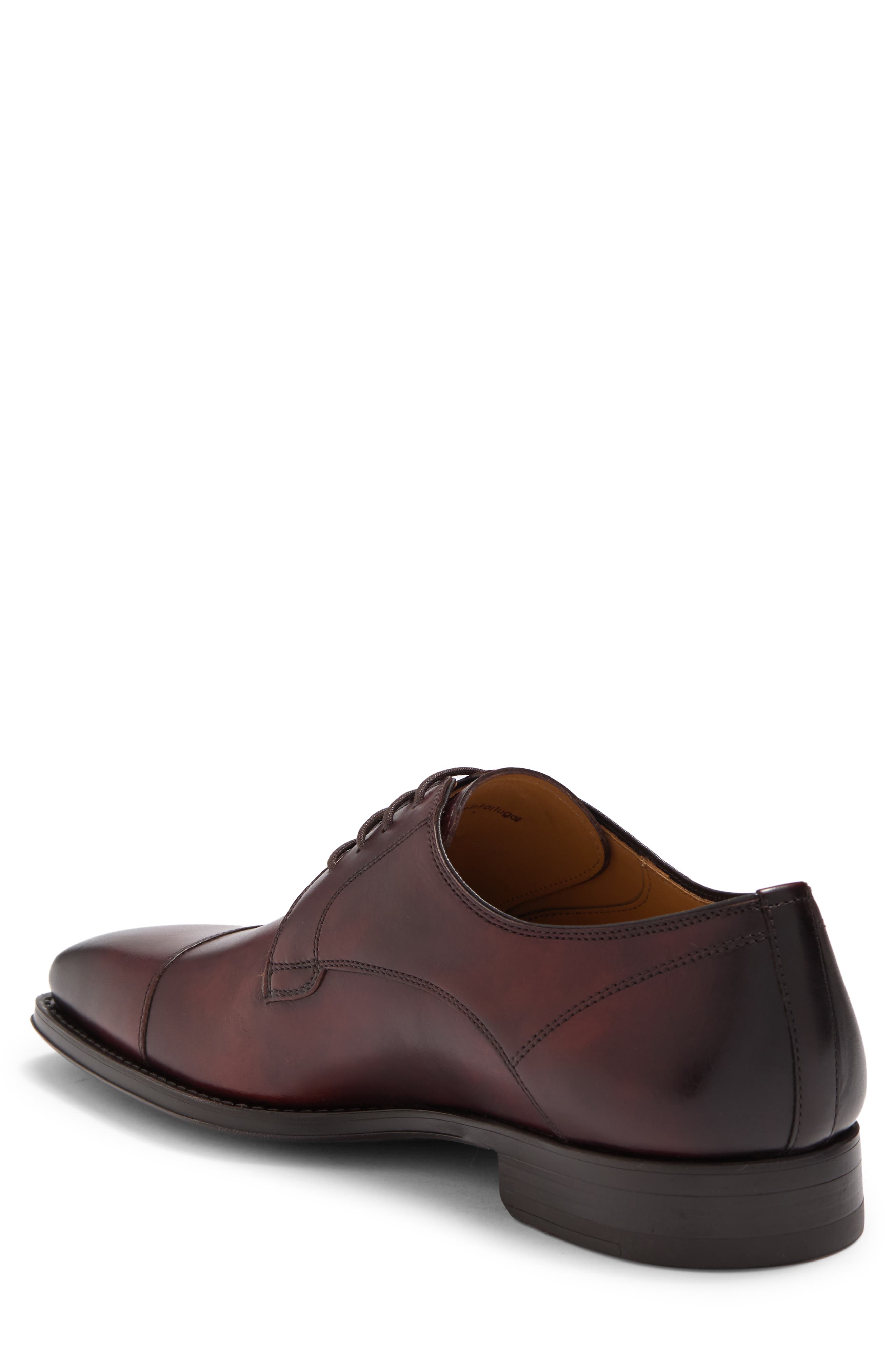 Magnanni Samson Burnished Cap Toe Derby - Wide Width Available (Men ...
