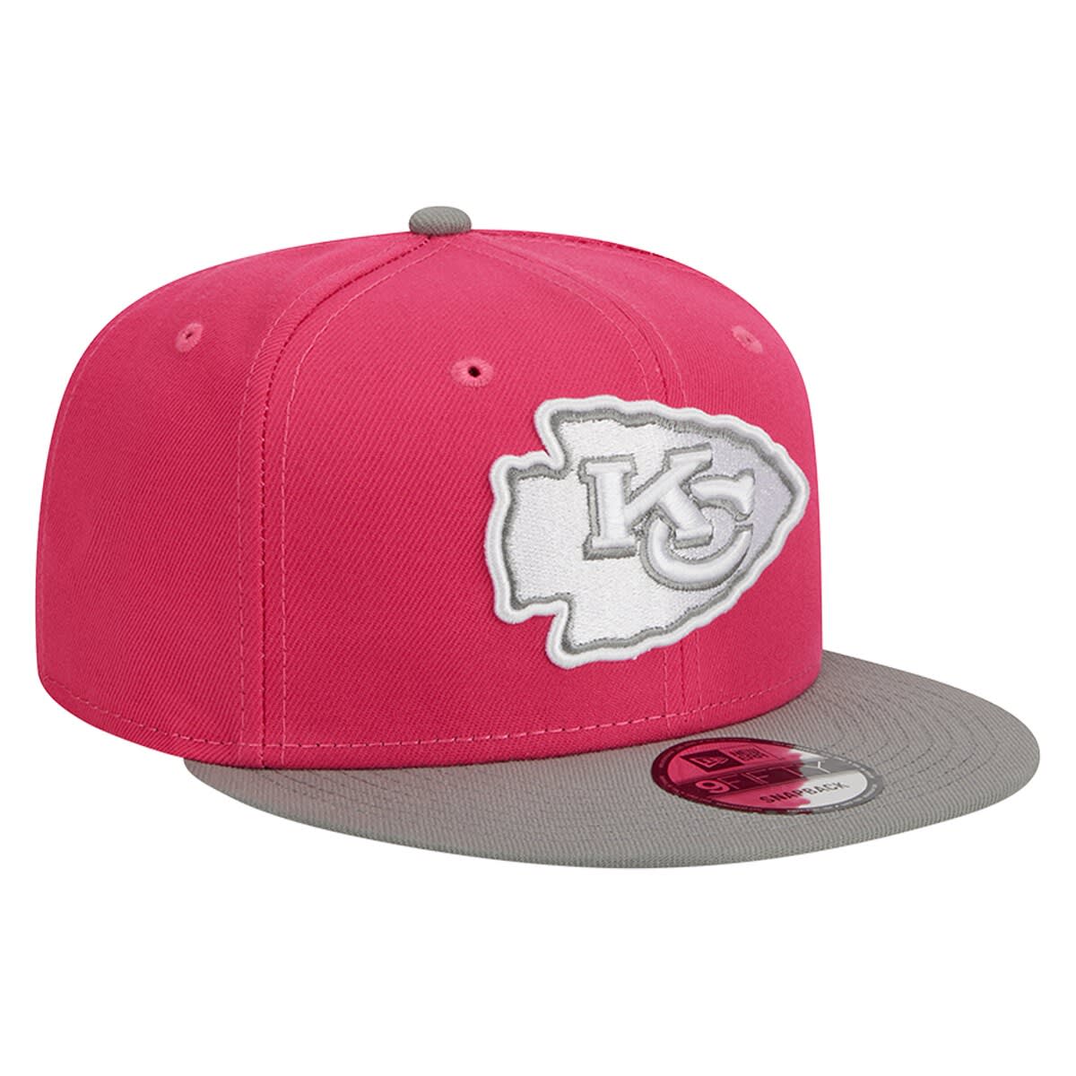 New Era Men's New Era Pink/Gray Kansas City Chiefs 2-Tone Color Pack ...