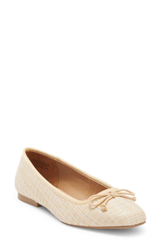 Steve Madden Seemly Woven Ballet Flat In Natural Raffia | ModeSens