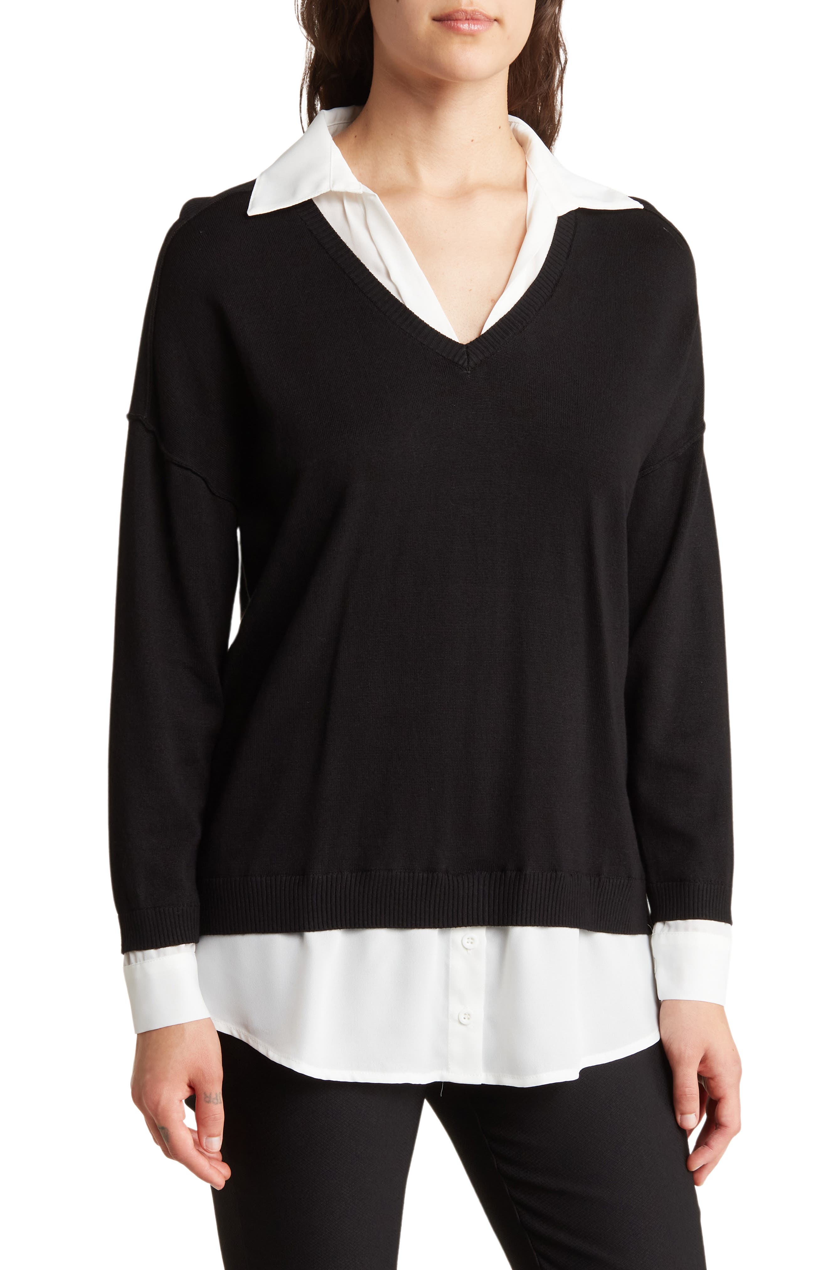 Adrianna Papell Twofer Sweater | Nordstromrack