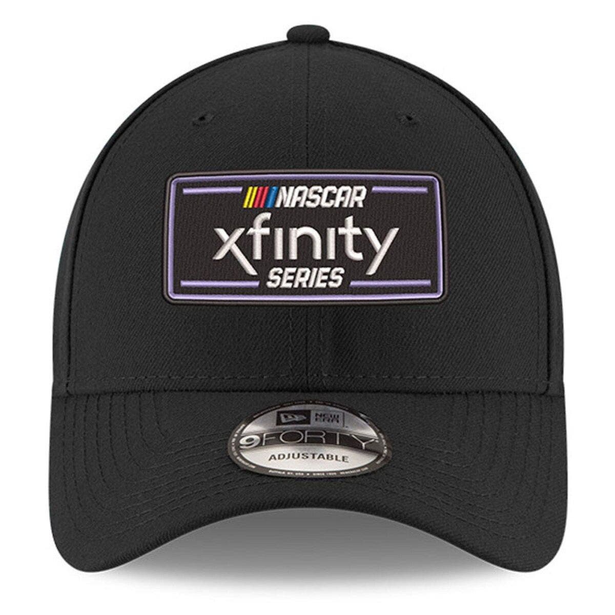 New Era Men's New Era Black NASCAR Xfinity Series 9FORTY Snapback ...