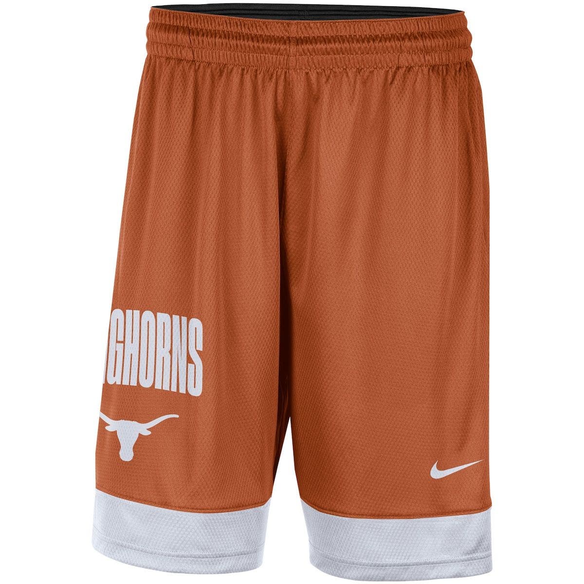 Nike Men's Nike Texas Orange/White Texas Longhorns Fast Break ...