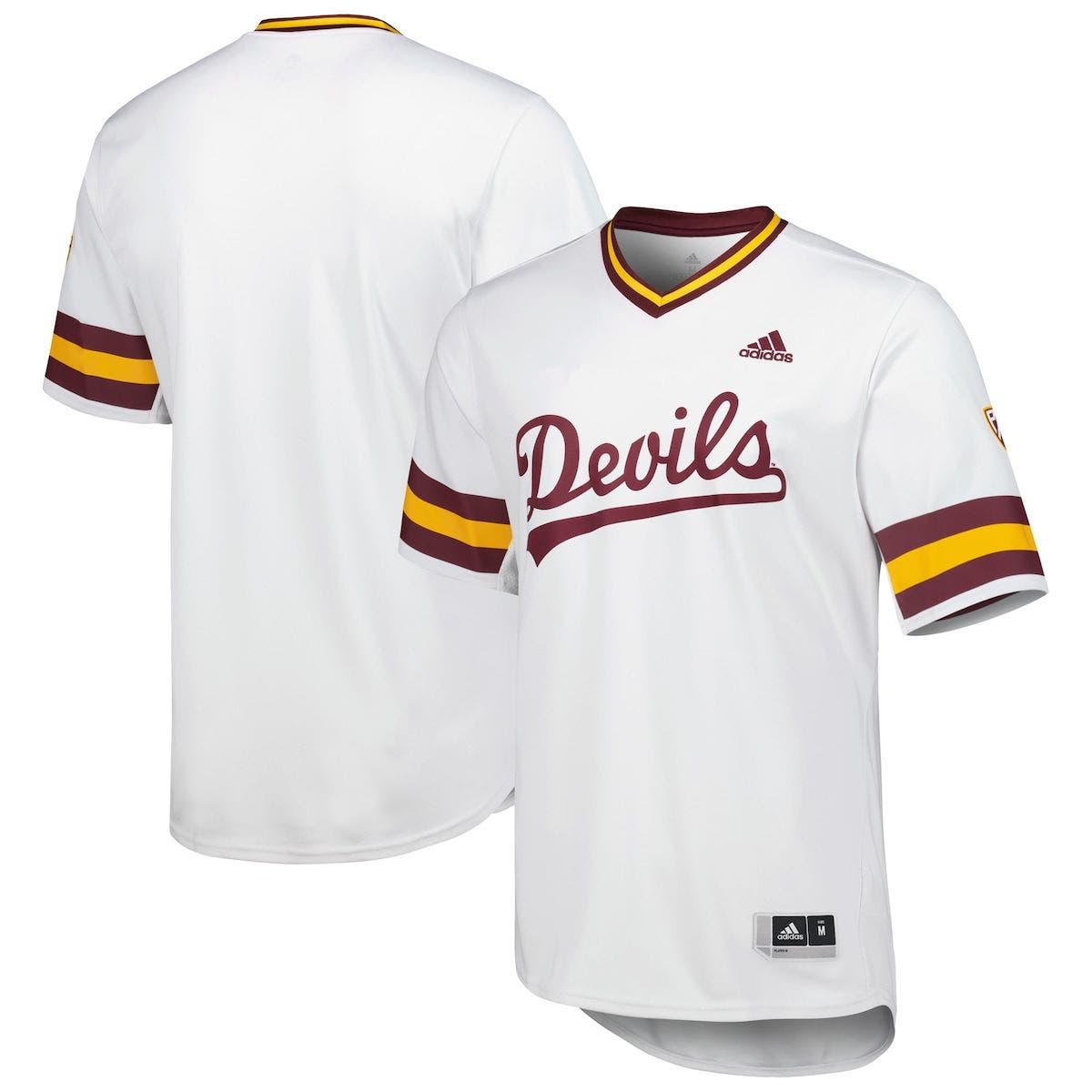 adidas Men's adidas White Arizona State Sun Devils Replica Baseball ...