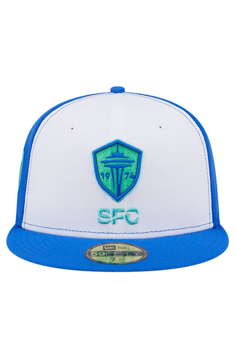 New Era Men's New Era White/Blue Seattle Sounders FC 2024 Kick Off ...
