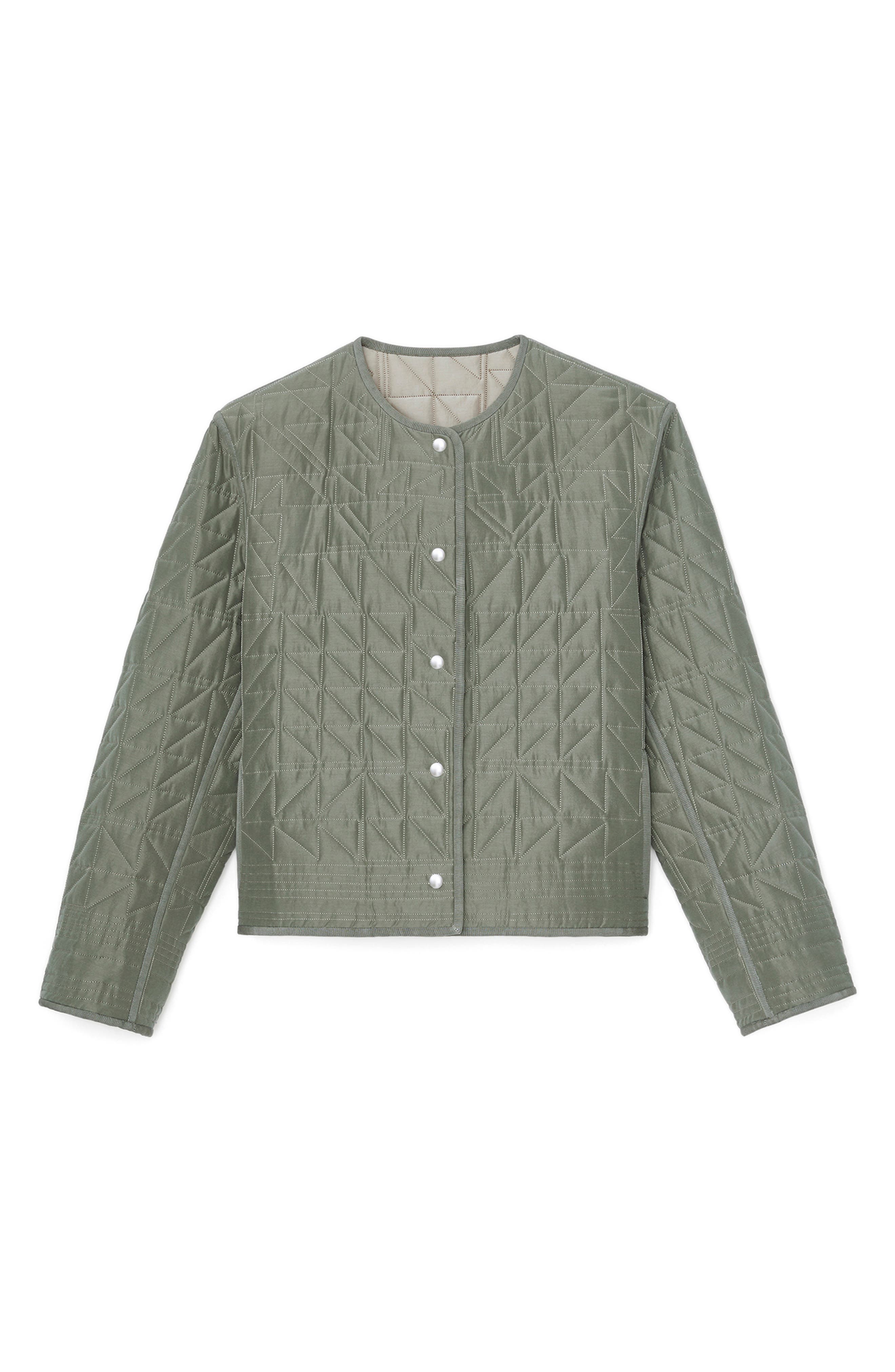 Lafayette 148 New York Nash Reversible Quilted Cotton Blend Jacket ...