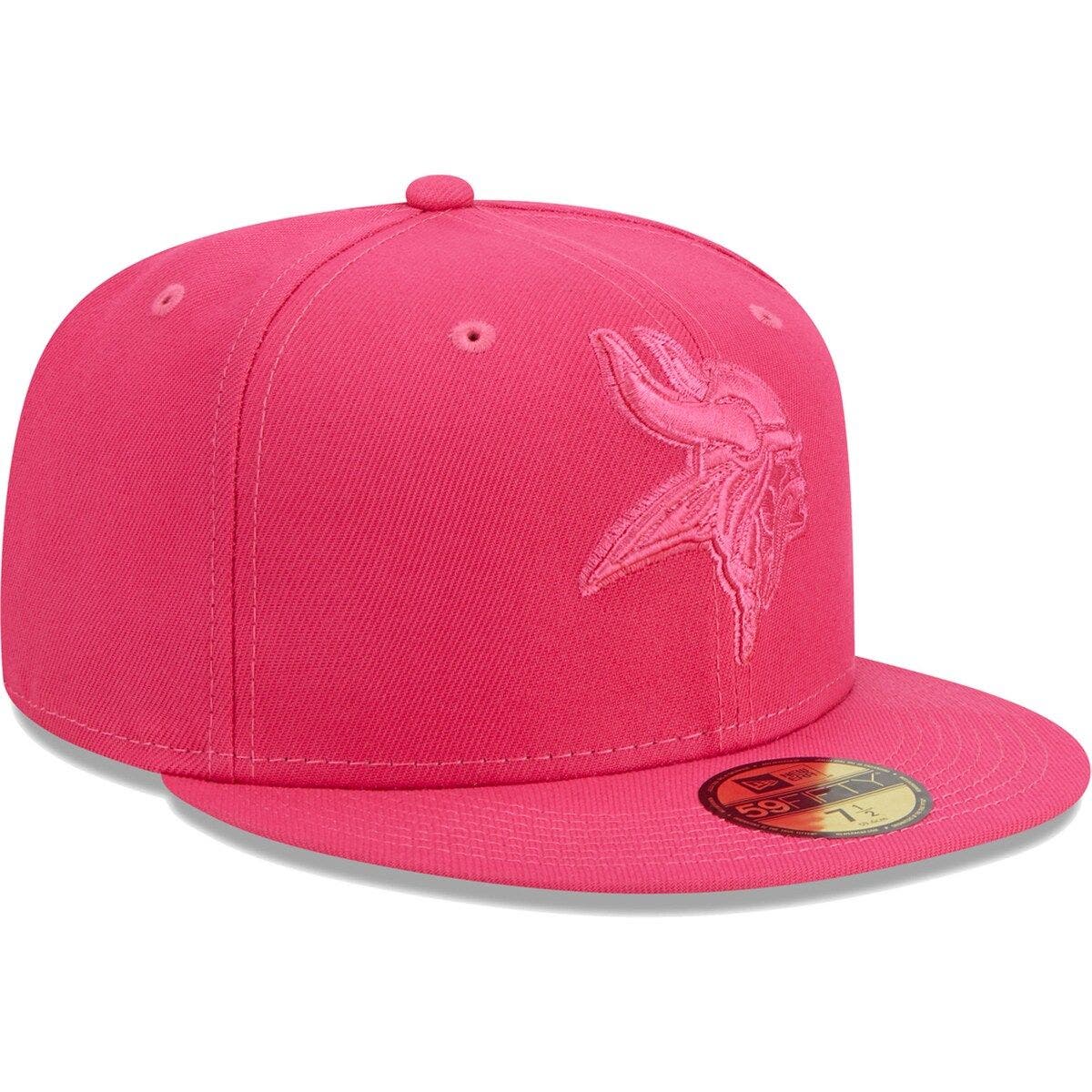 New Era Men's New Era Pink Minnesota Vikings Color Pack 59FIFTY Fitted ...