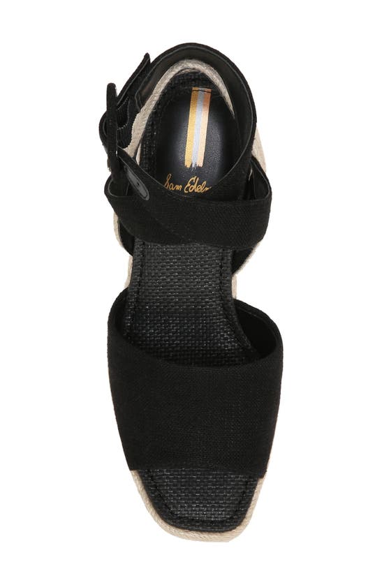 Sam Edelman Women's Vada Square Toe Espadrille Wedge Heel Platform ...