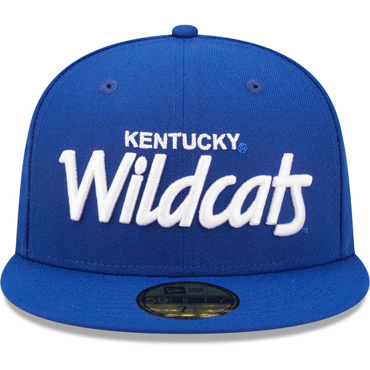 New Era Men's New Era Blue Kentucky Wildcats Script Original 59FIFTY ...