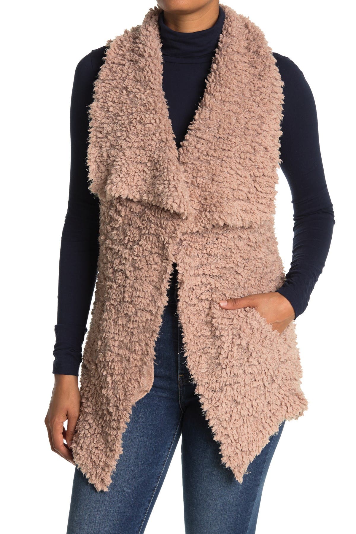 Coffee Shop | Teddy Drape Vest | Nordstrom Rack