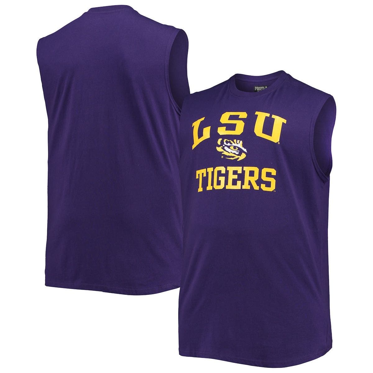 PROFILE Men's LSU Tigers Purple Big & Tall Team Muscle Tank Top | Nordstrom