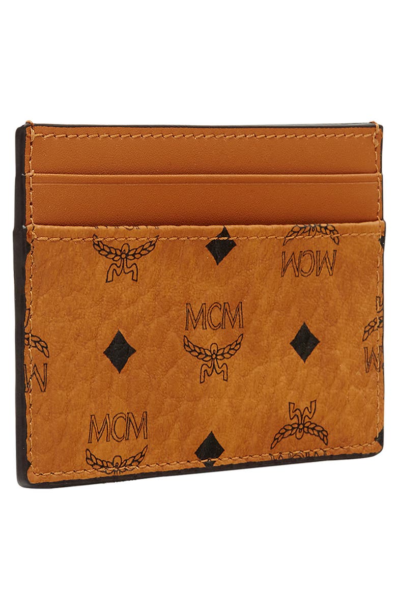 MCM Mini Visetos Coated Canvas Card Case | Nordstrom
