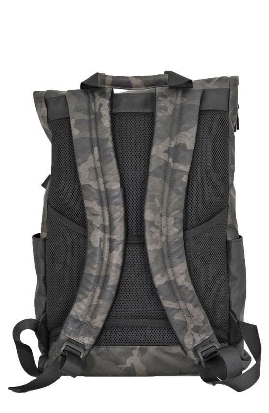 Duchamp Flapover Backpack In Charcoal Camo | ModeSens