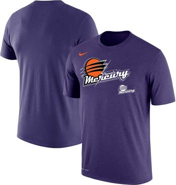 Nike Unisex Nike Purple Phoenix Mercury Split Logo Performance T-Shirt ...