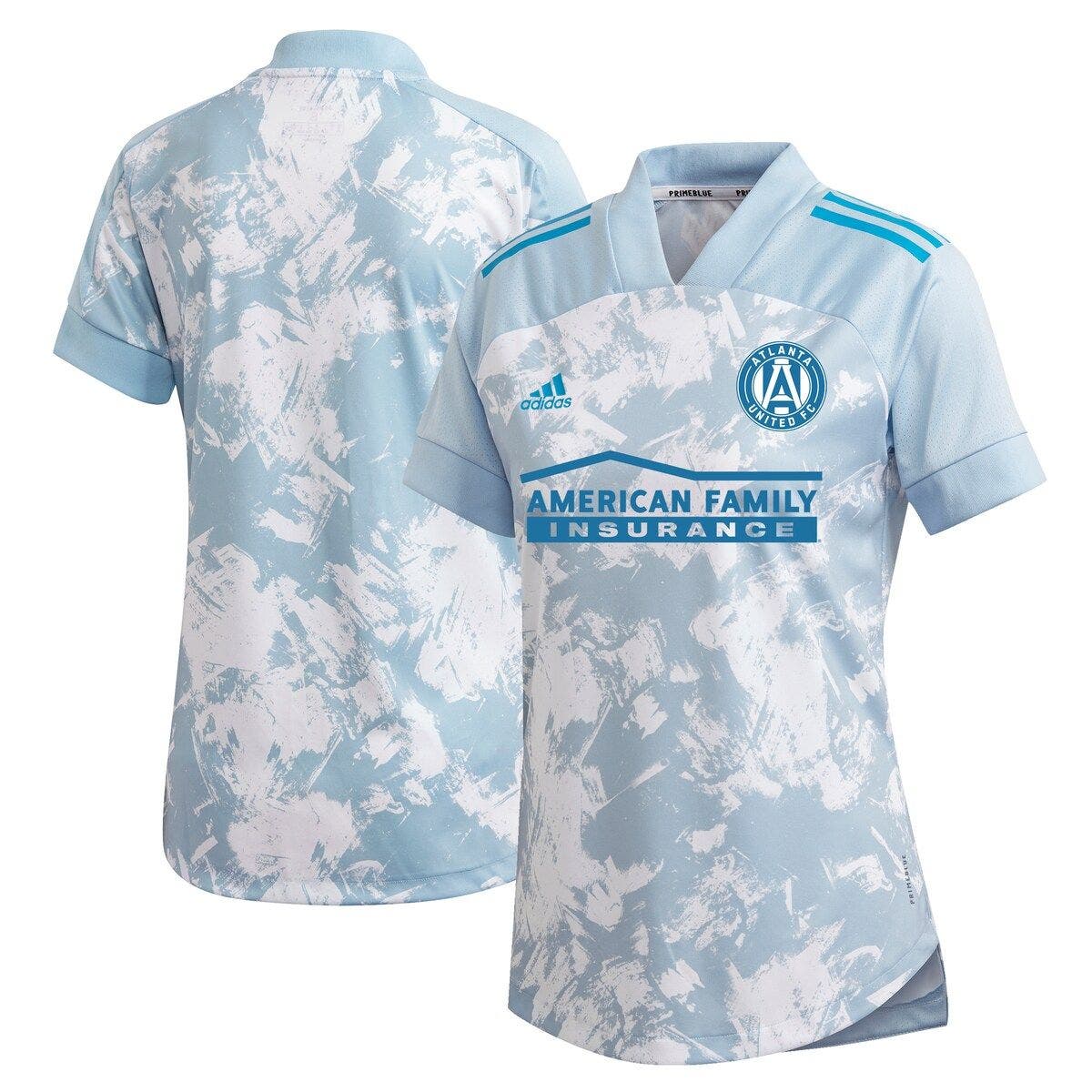 adidas Women's adidas Light Blue Atlanta United FC 2021 Primeblue ...