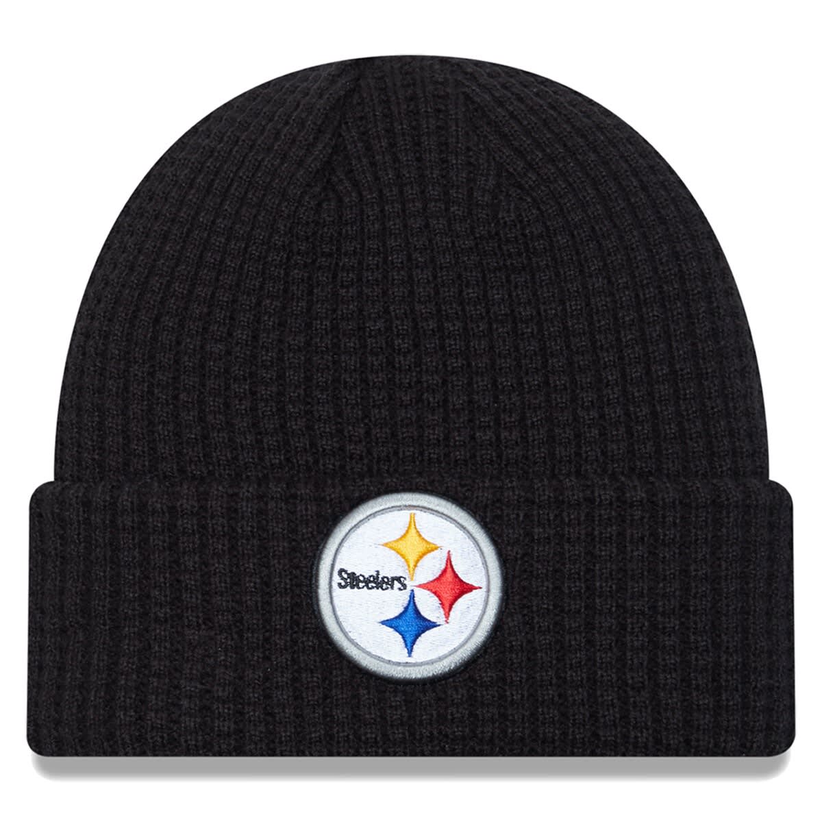 New Era Men's New Era Black Pittsburgh Steelers Prime Cuffed Knit Hat ...