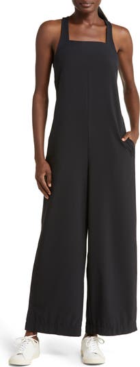 Zella Getaway Relaxed Sleeveless Wide Leg Jumpsuit | Nordstrom