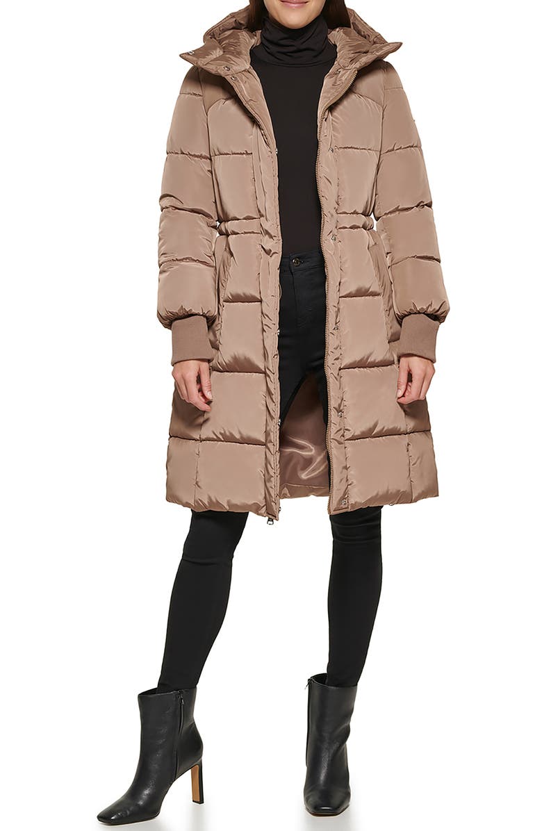 Kenneth Cole New York Memory 3/4 Length Puffer Jacket | Nordstrom