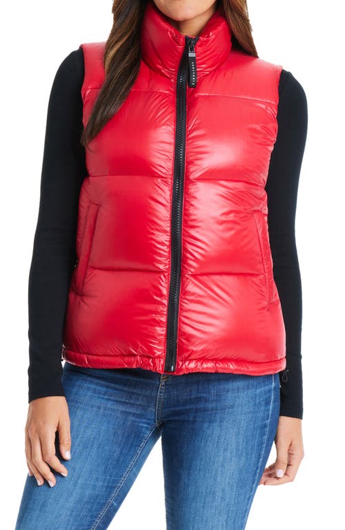 Sanctuary Puffer Up Down Vest in Red | Smart Closet