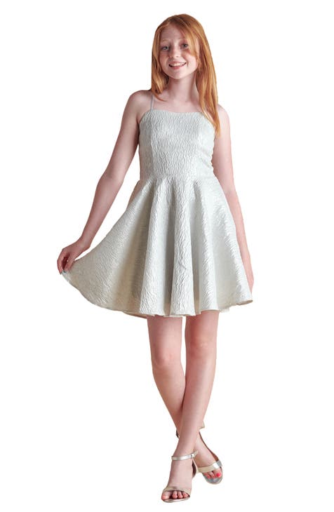 Big Girls Metallic Dresses & Rompers | Nordstrom