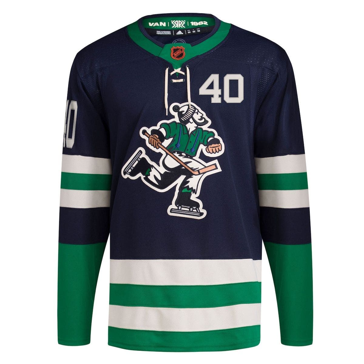 adidas Men's adidas Elias Pettersson Navy Vancouver Canucks Reverse ...
