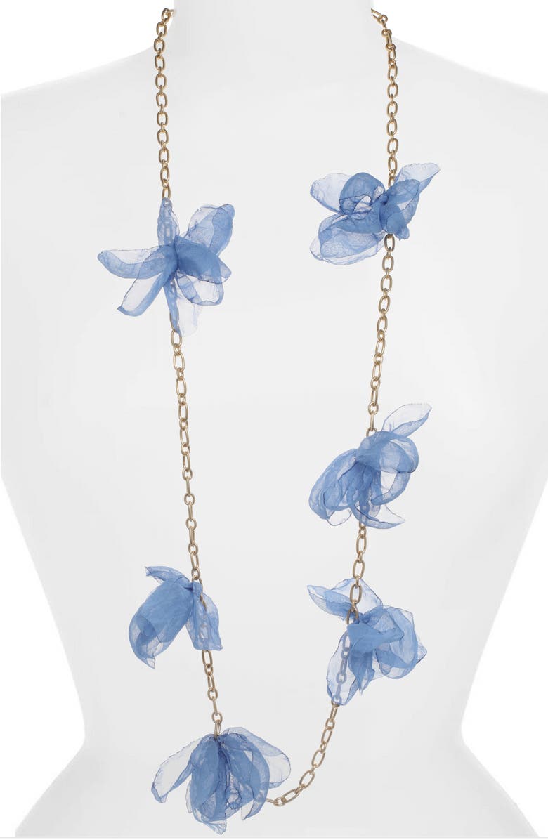 Stella + Ruby Chiffon Petal Necklace | Nordstrom Stella + Ruby Chiffon Petal Necklace | Nordstrom