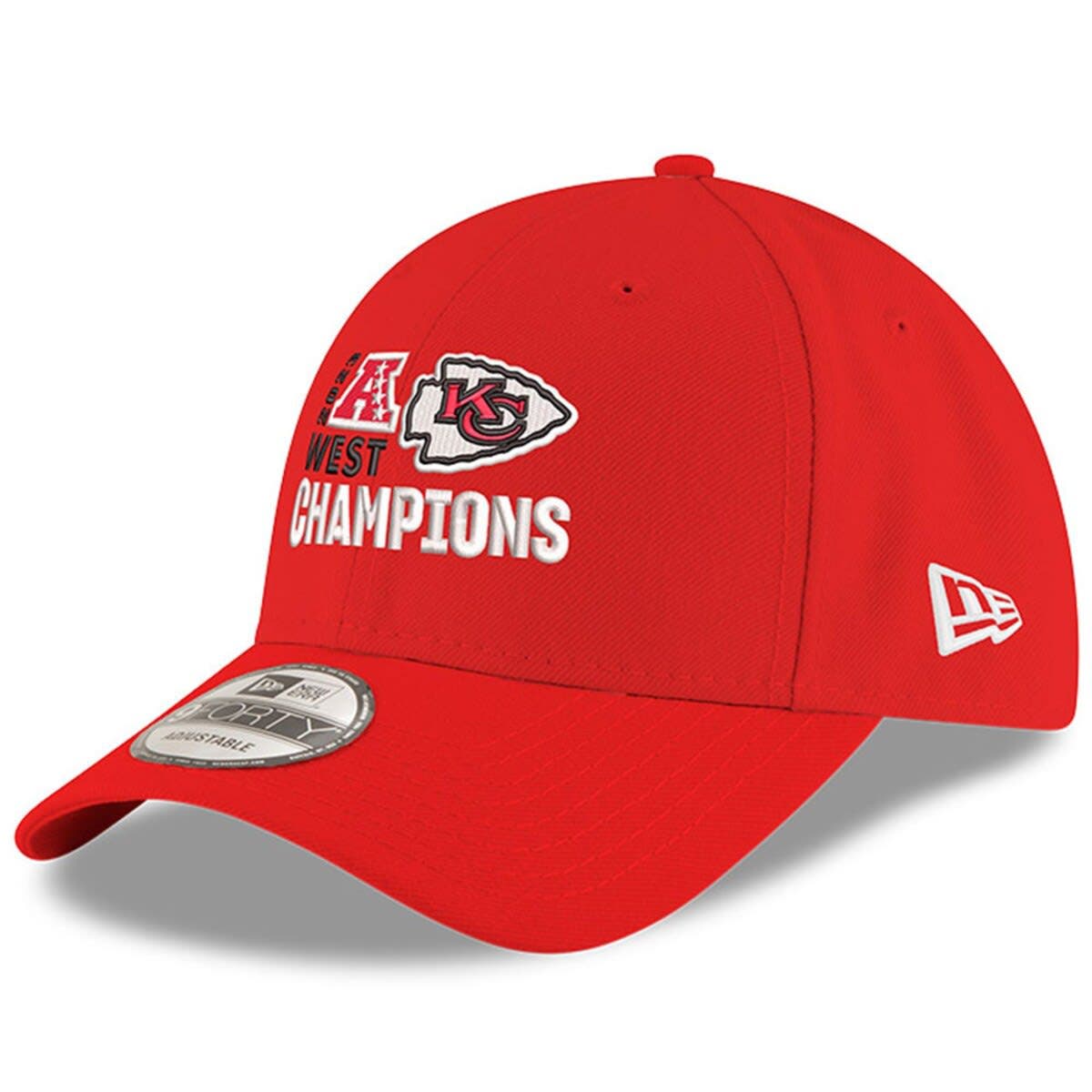 New Era Men's New Era Red Kansas City Chiefs 2023 AFC West Division ...