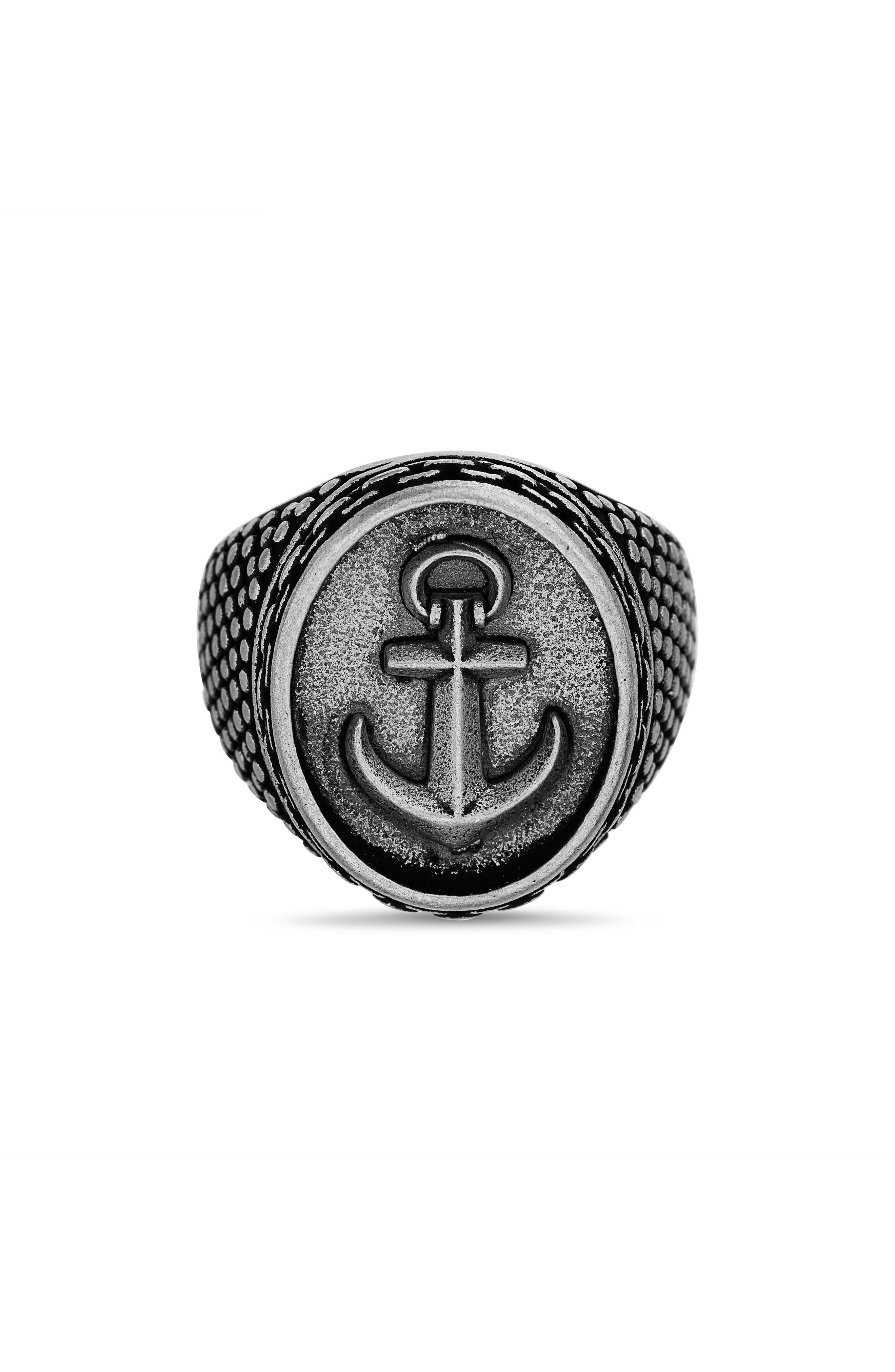 Nautica Men's Anchor 3D Signet Ring | Nordstromrack
