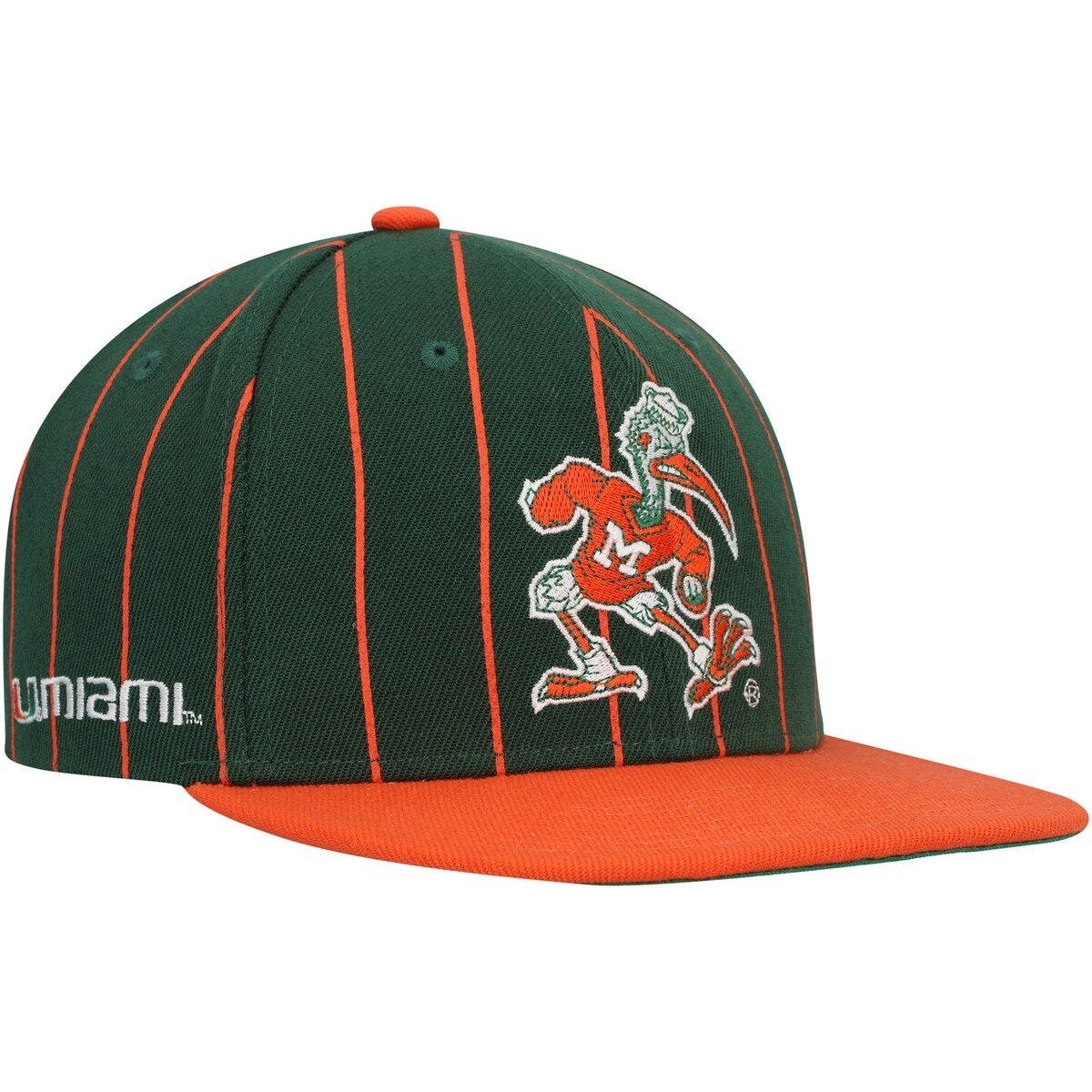 Mitchell & Ness Men's Mitchell & Ness Green Miami Hurricanes Team ...